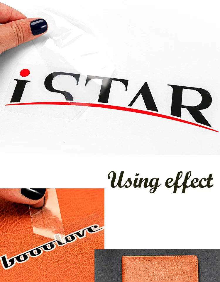 UV 3d Transfer Label - Waterproof Rose Gold Stickers