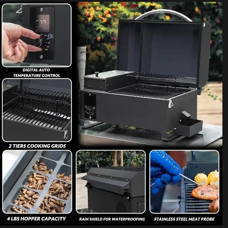 Wholesale Oem Barbecue Grill Machine Commercial Portable Wood Pellet ...