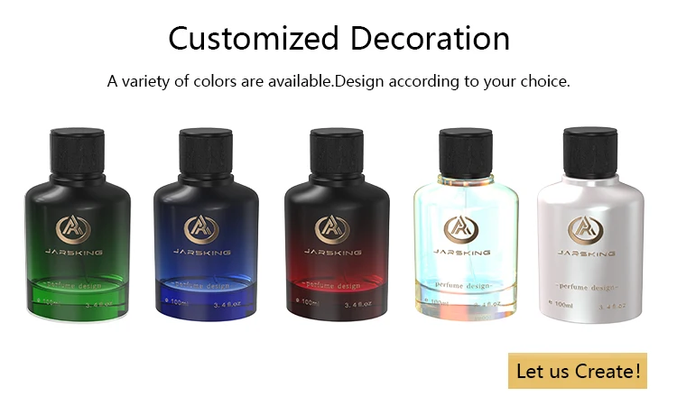 Custom New Design Unique 100ml Transparent Crimp Neck Glass Perfume ...