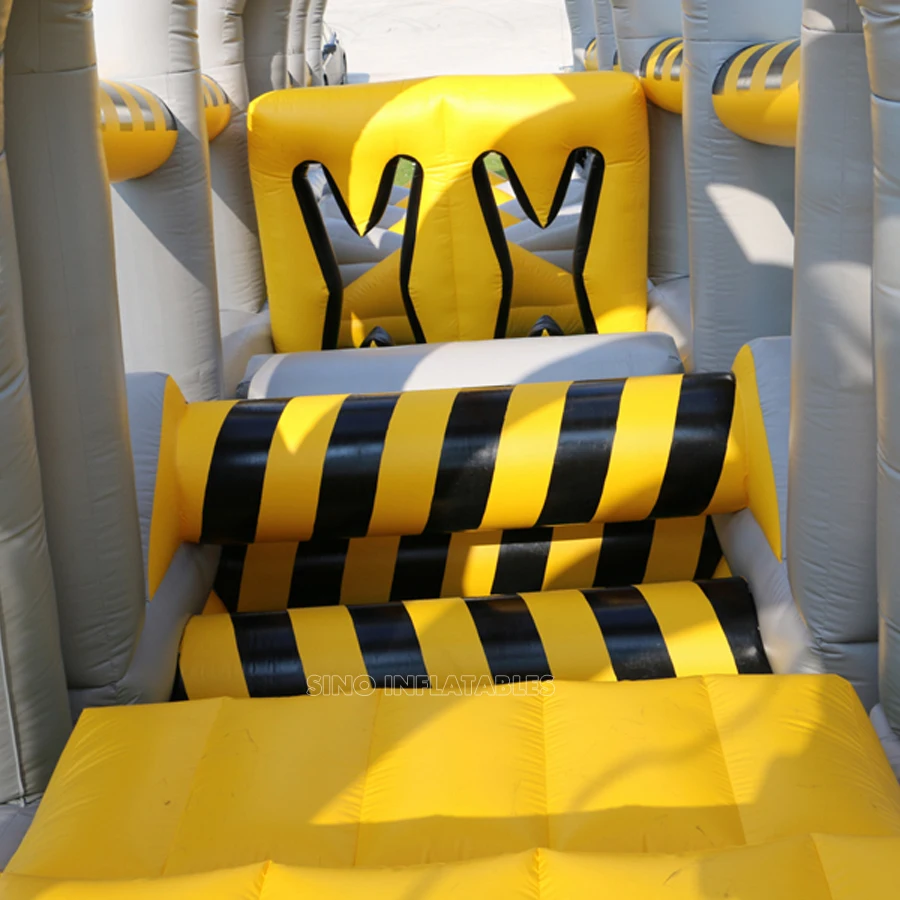 24m Long Interactive Inflatable Obstacle Course - Fun & Challenge