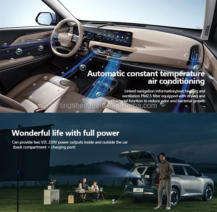 Kia Ev5 Electric Car Energy Vehicles New Electric Vehicle Ev Car 5-door ...