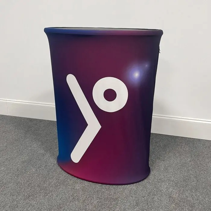 Rectangle Pop Up Counter Foldable Trade Show Counter Desk Pop Up Booth ...