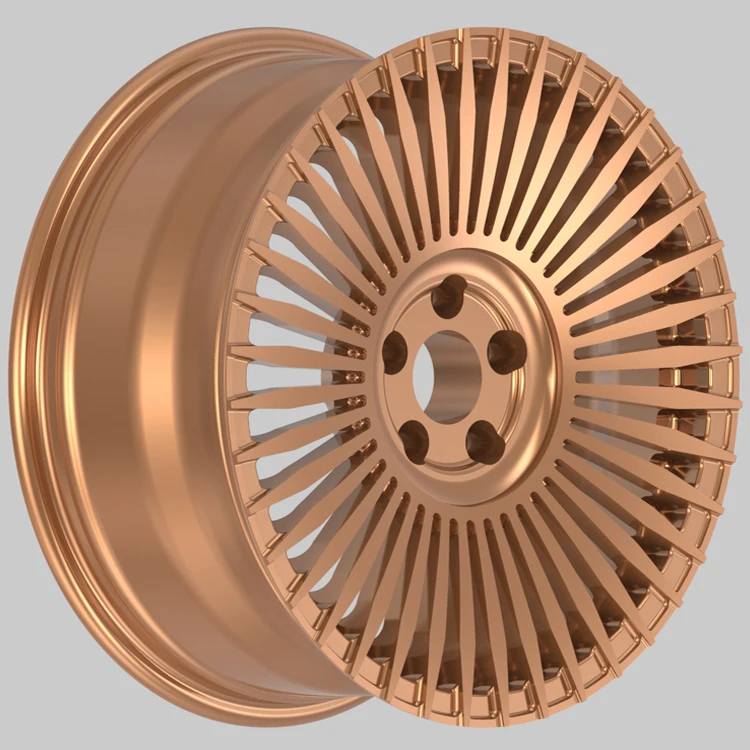 Multi Spokes 5 Hole Bronze Wheels 6x135 5x114.3 18 Inch Rims for Car ...