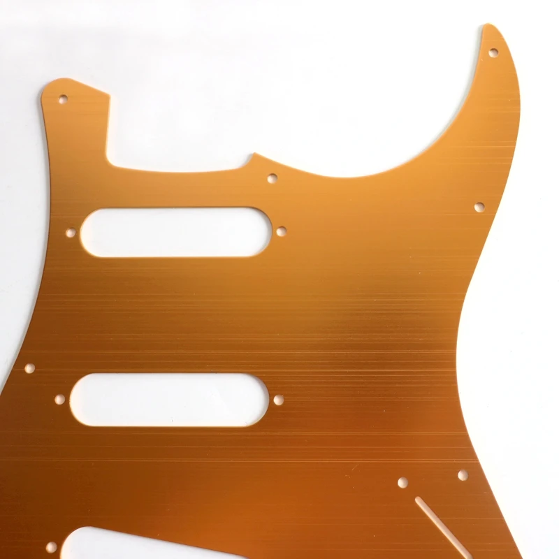 Us Standard Gold Aluminum Guitar Pickguard Sss St Guitar Pickup Metal ...