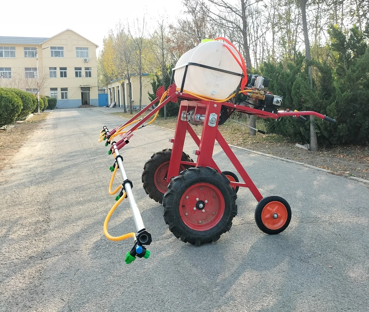 100L Hand Push Boom Sprayer - High Efficiency Garden Spraying