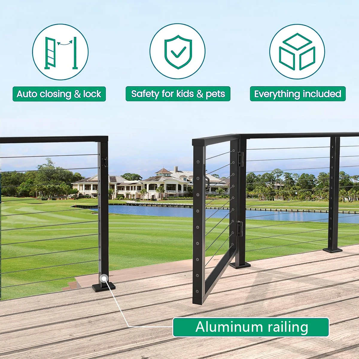 Adjustable Handrail Balusters U Channel Terrace Engineering Projects ...