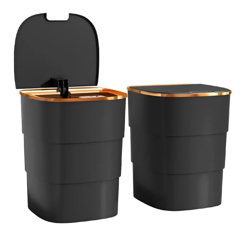 Automatic smart three mode trash can folding smart trash container ...