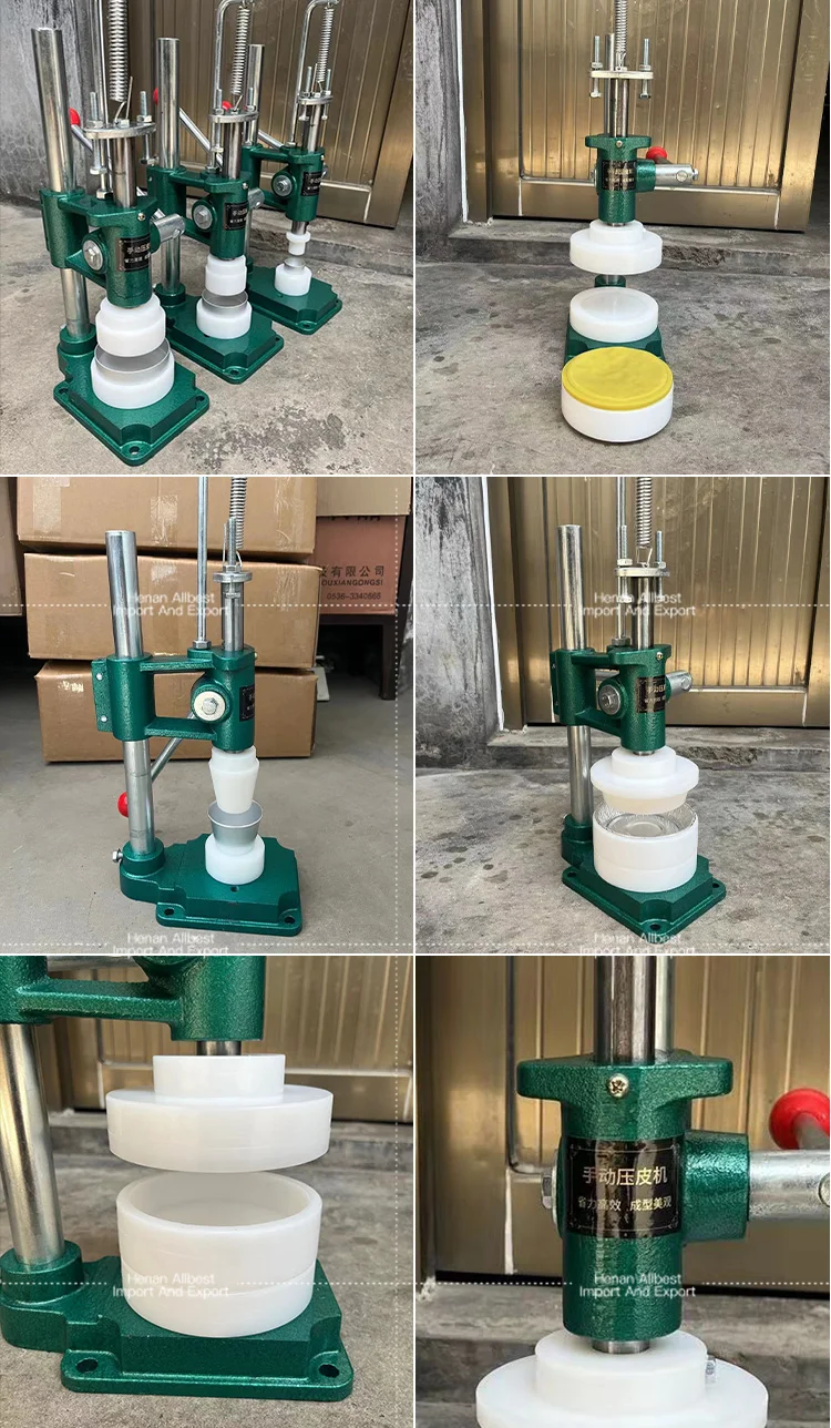 Manual High Fat Meat Pie Molding Machine - Easy to Use
