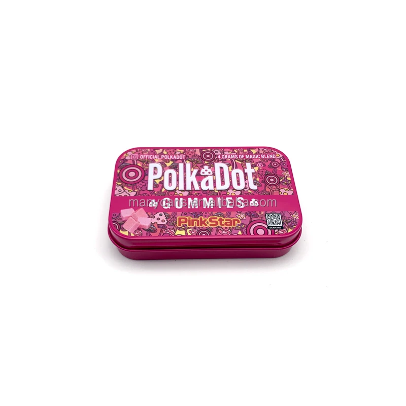 Rectangular Gummies Candy Chocolate Packaging Tin Box - Buy Gummy Boxes ...
