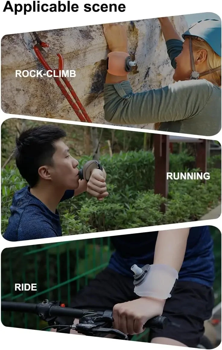 Mini Running Wrist Water Bottle Kettle Holder Wrist Storage Bag ...