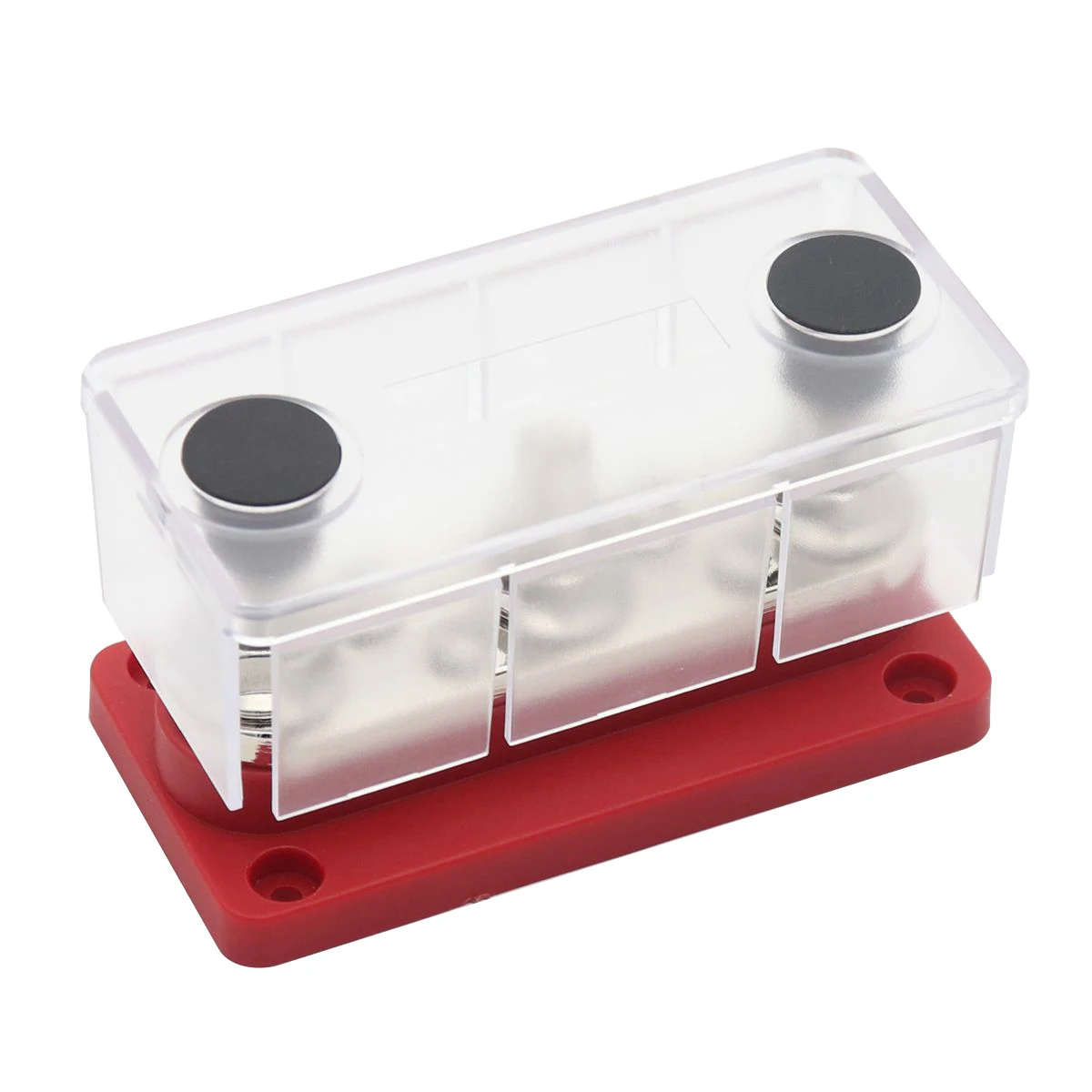 3+4 Way M8 Block Connector Copper Wiring Busbar 300a With Cover Steel ...