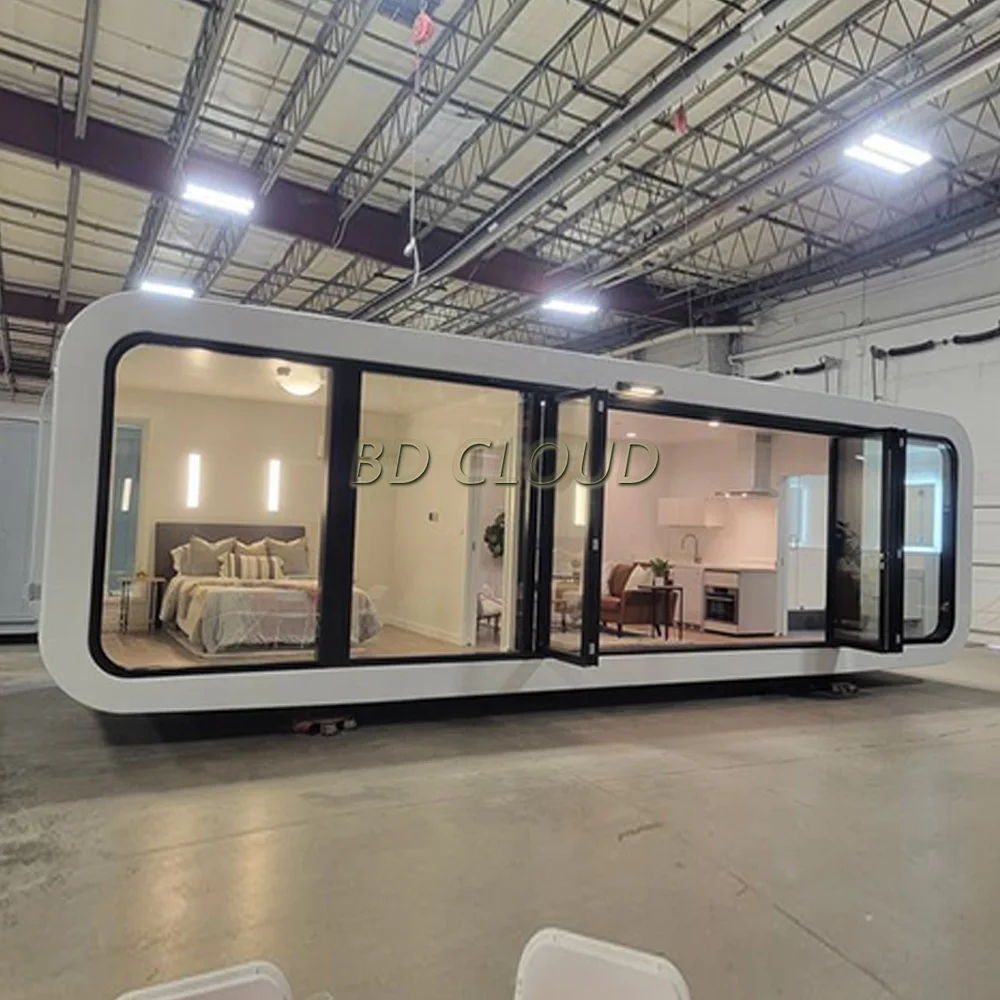 Galvanized Sheet/Profile Steel Prefab House Hotel Container Home Sleep ...