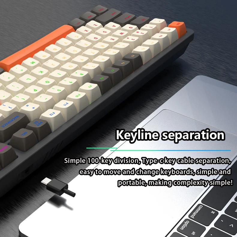 Wireless Mechanical Keyboard - Gaming & Multilingual