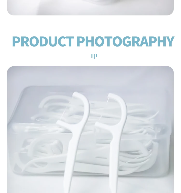Biodegradable Bamboo Dental Floss Picks Eco-Friendly Tooth Flossers ...