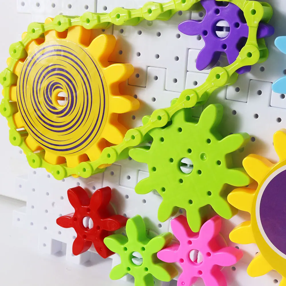 Kids DIY Toys - Plastic Gear Block Handheld Brain Game