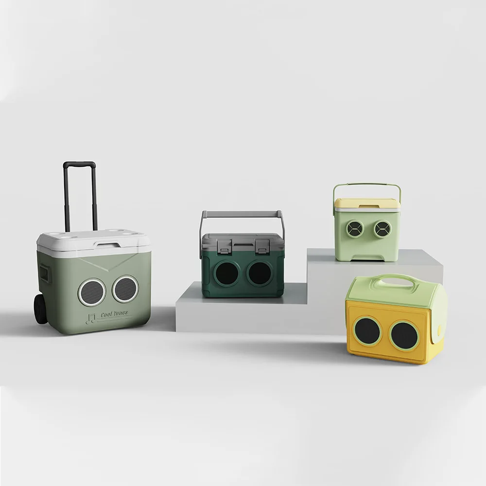 Fashion Camping Speaker Coolers Ice Box 13L 14L 21L 52L Portable ...