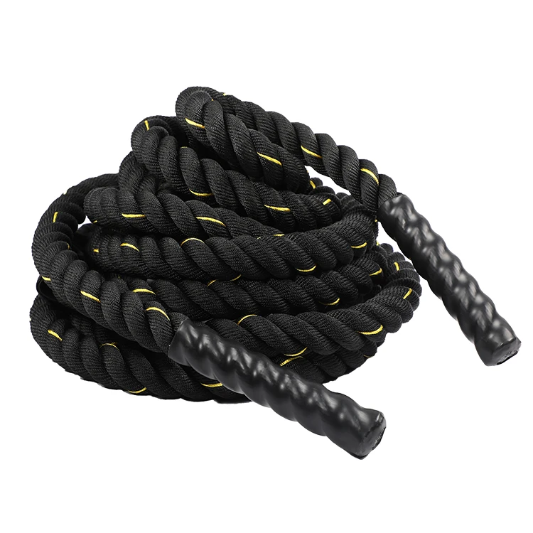 38mm 50mm Power Training Polyester Sport Exercise Battle Ropes For ...