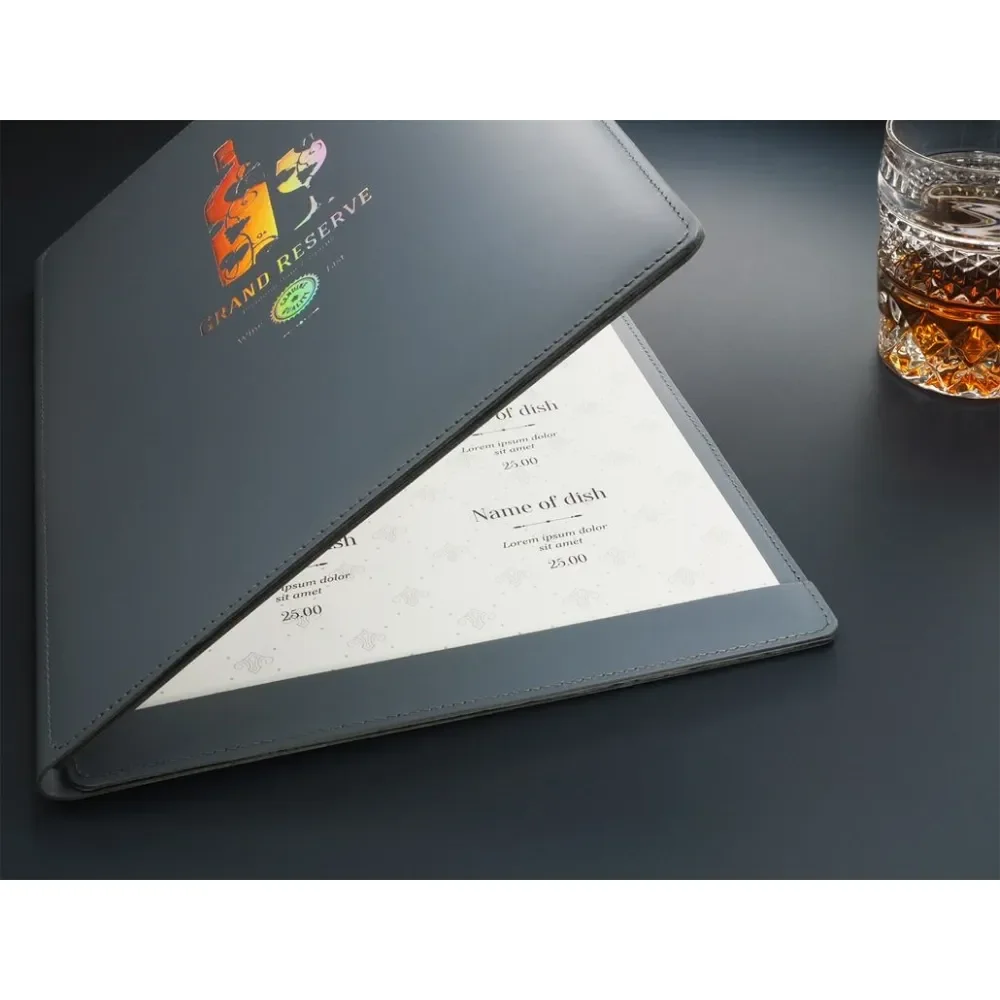 A4 Leather Menu Holder custom merchandising| Alibaba.com