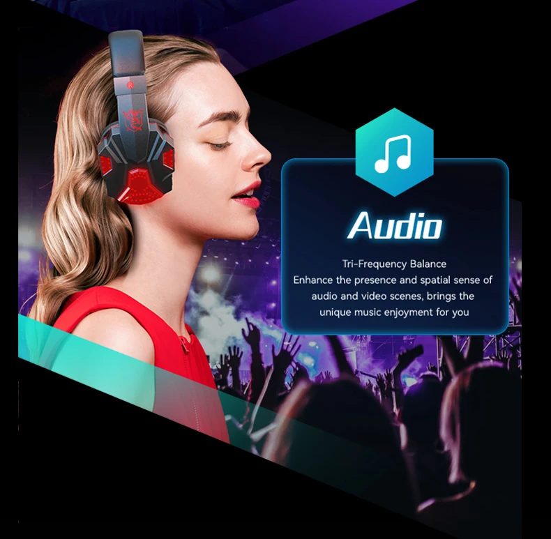 SY-T830 RGB Cat Ear Children Wireless Noise Cancelling Headset