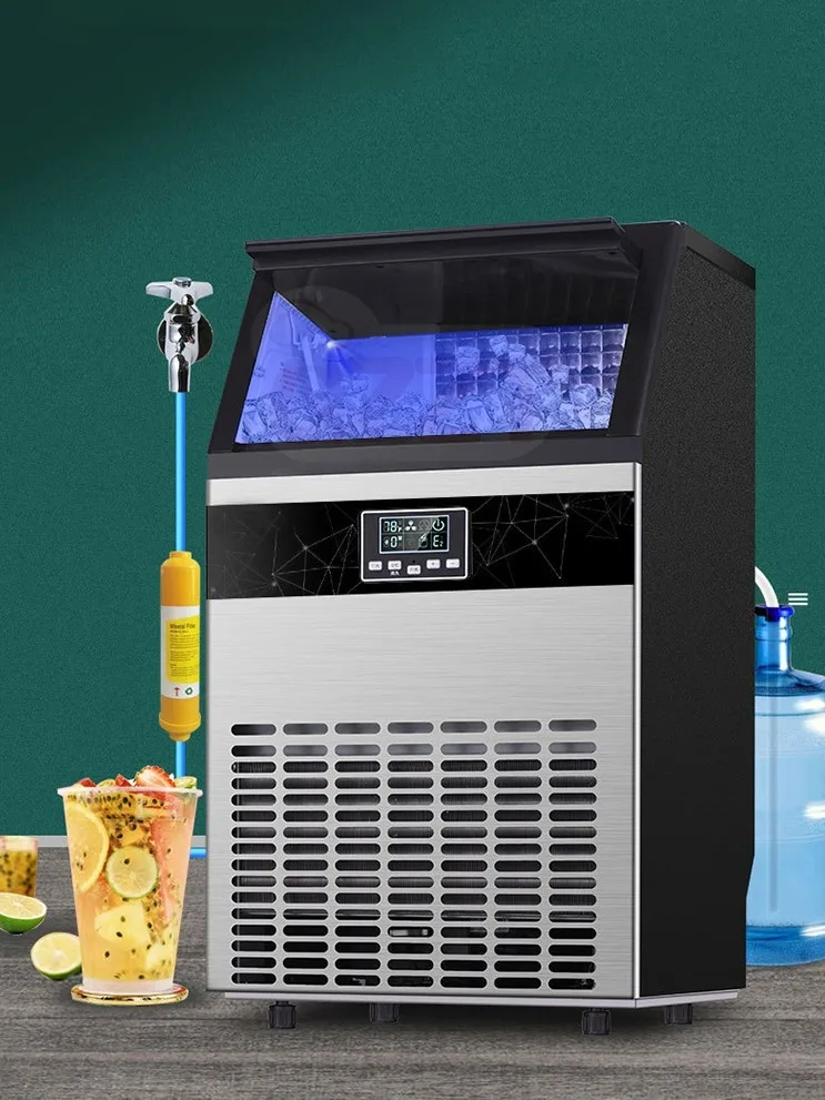80kg Commercial Block Ice Machine Clear Cube Ice Making Machine ...