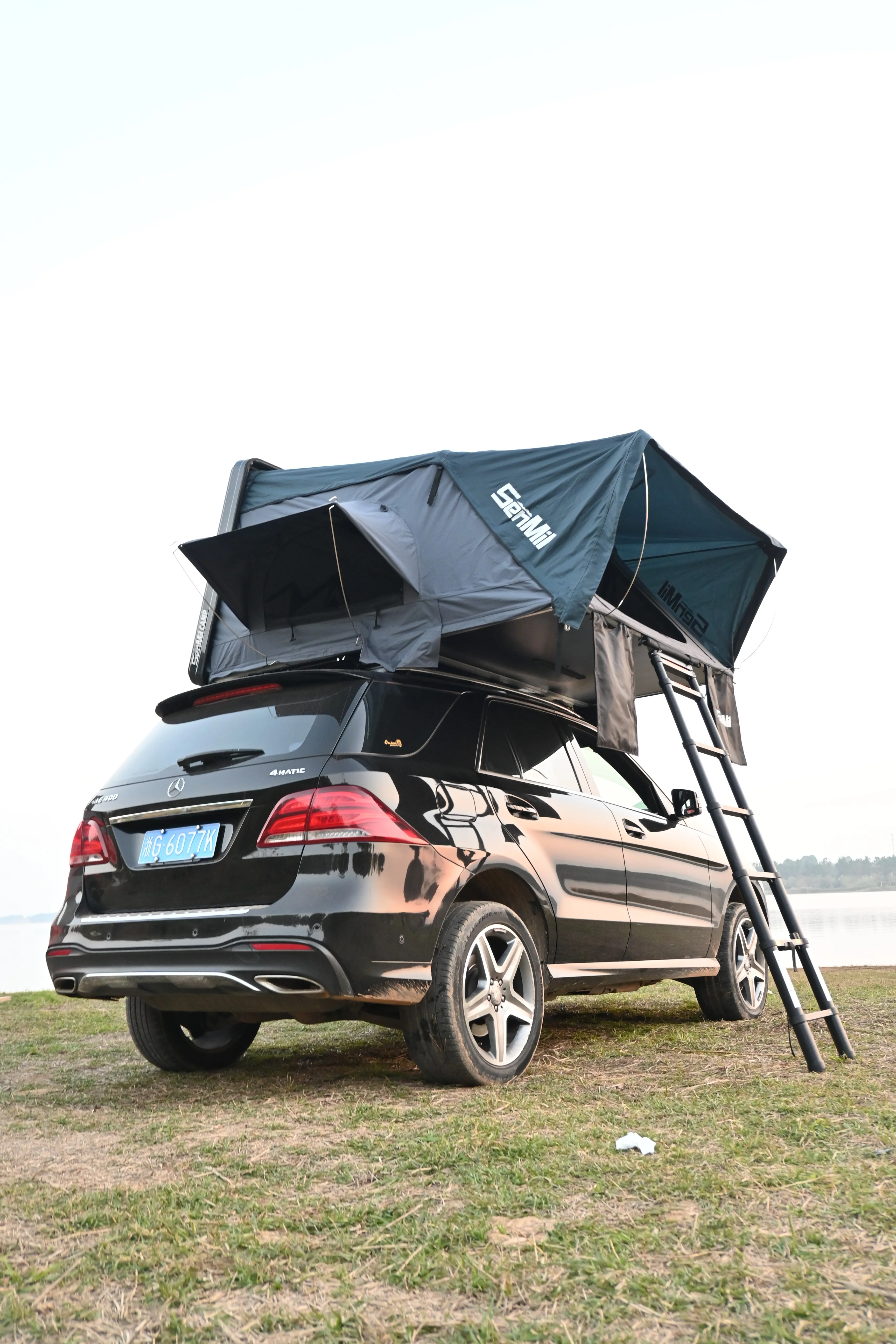 Glamping Outdoor New Upgrade Camping Tent Car Tent Foldable Hard Shell ...