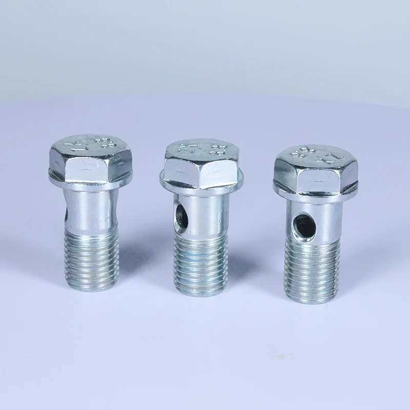 Automotive Components Grade 8.8 Screw Hexagon Head Screw With Holes ...