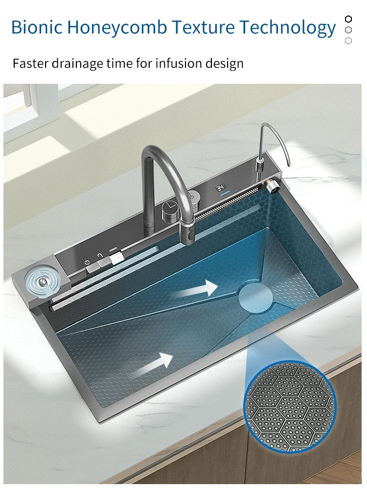 Olife Banos Kitchen Sink - Modern, Environment-friendly