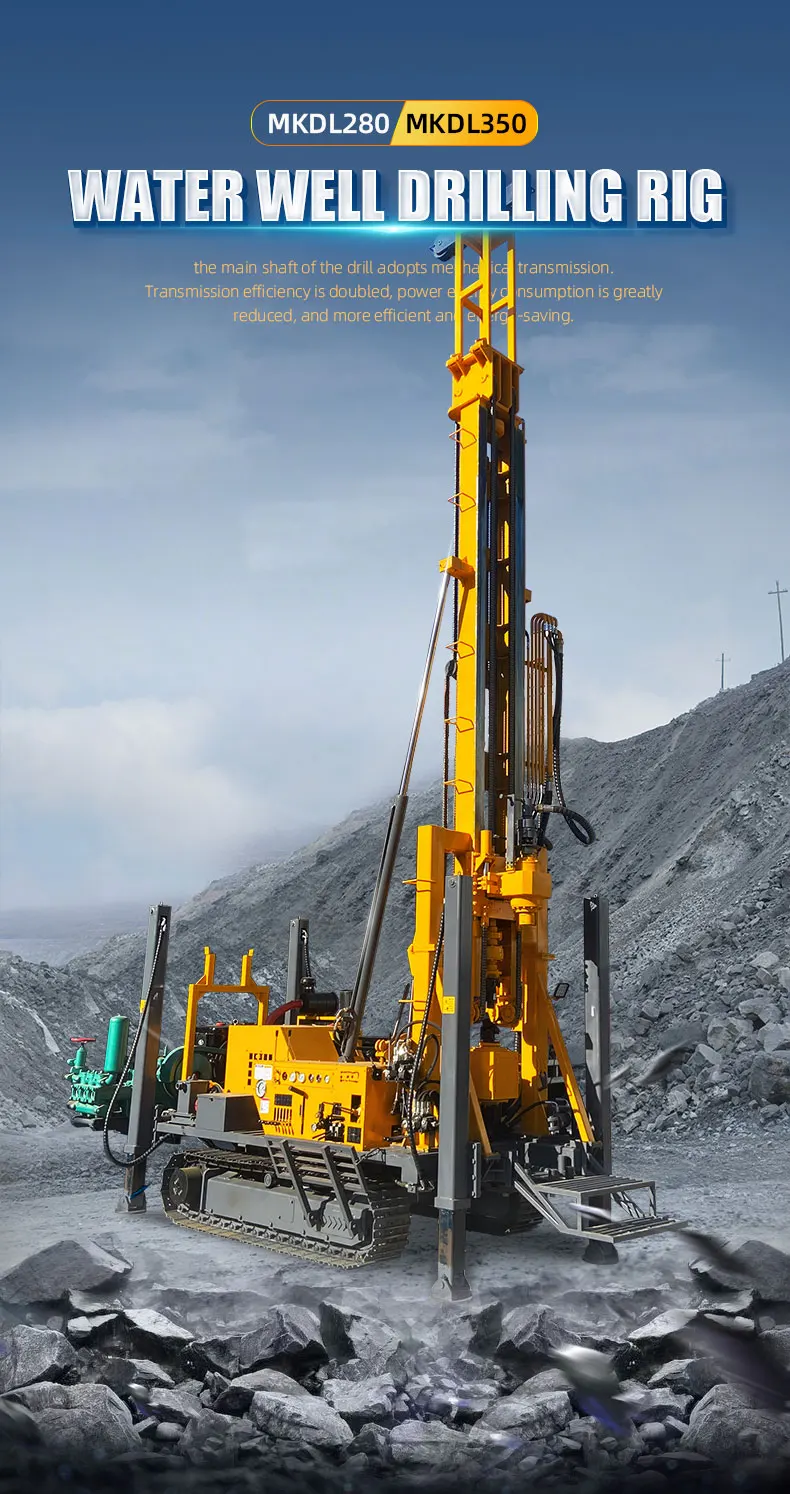 300m Depth Borehole Drilling Rig Water Well Drilling Rig For Sale In ...