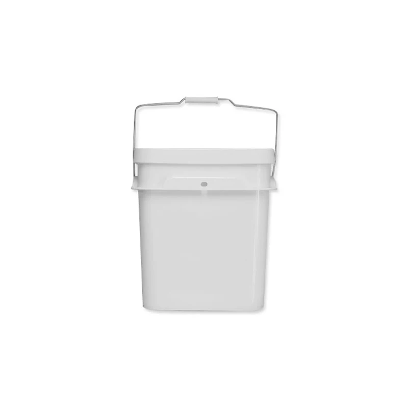 25 litre plastic bucket with lid metal handle square bucket plastic ...