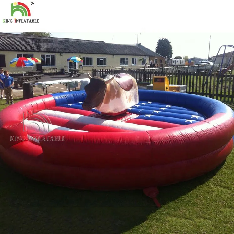 Inflatable Rodeo Bull Mechanical Bull Riding Game For Commercial ...