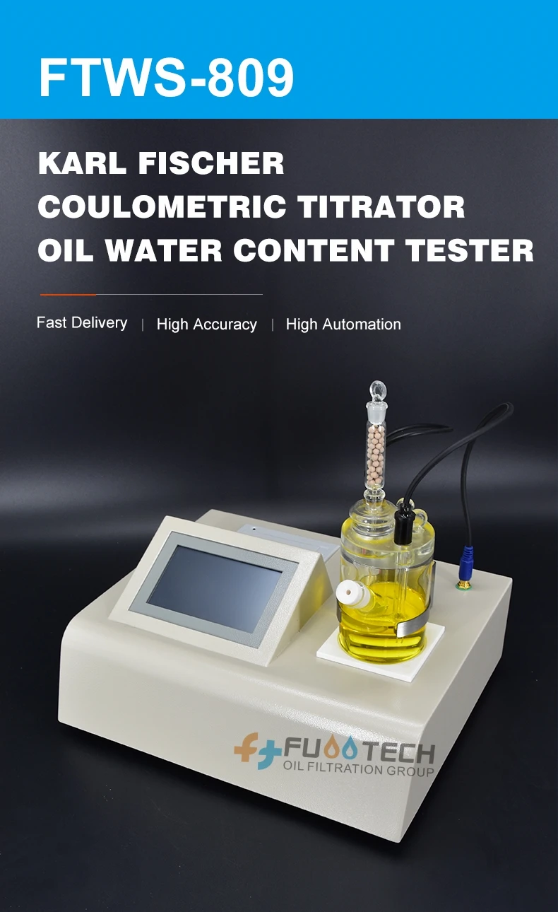 High Precision Coulometric Titration Water Content Analyzer Trace Water ...