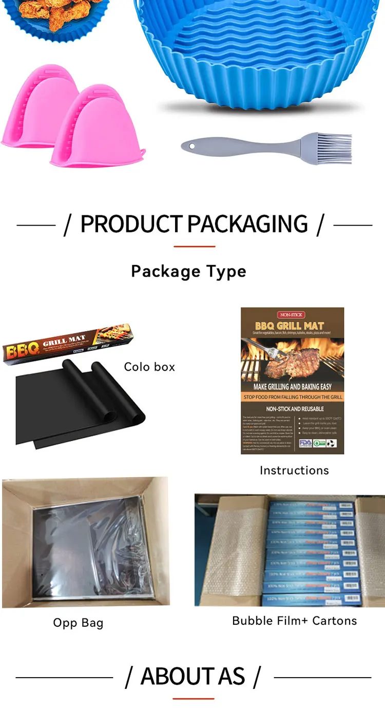 Kitchen Accessories air Fryer Silicone Mold Accessories air Fryers ...