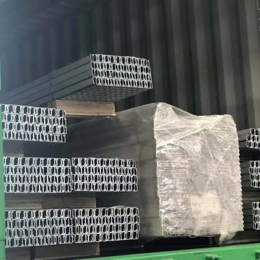 Professional manufacturers 41x41 unistrut steel u channel sizes for ...