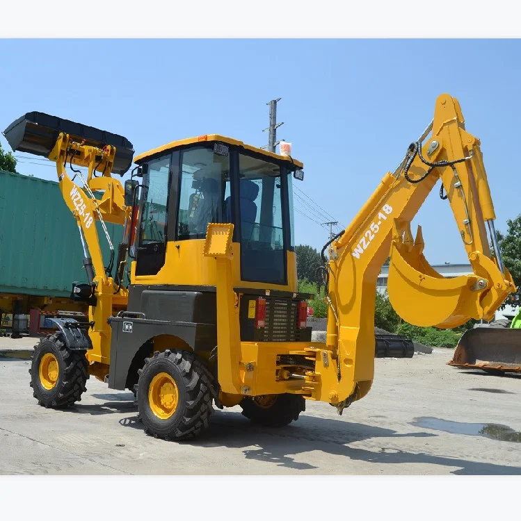 Chinese Backhoe Excavator Loader Backho New Loader 2.5t 3t Backho Wheel ...