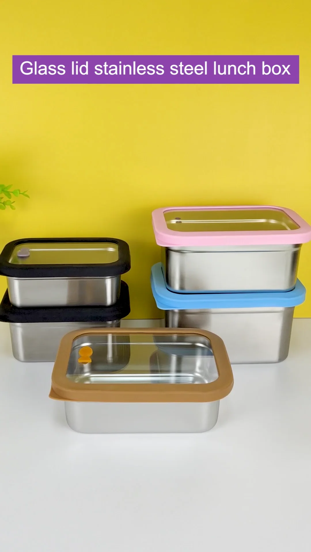 Lihong 2022 New Custom Lunch Box Kids School 304 Stainless Steel Lunch ...