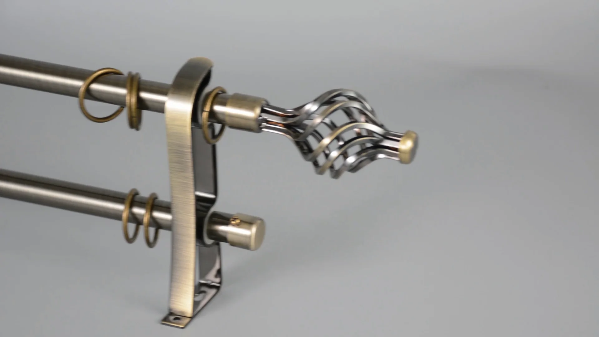 Jns 1.5-3m Single Iron Adjustable Telescopic Curtain Pole Wholesale ...