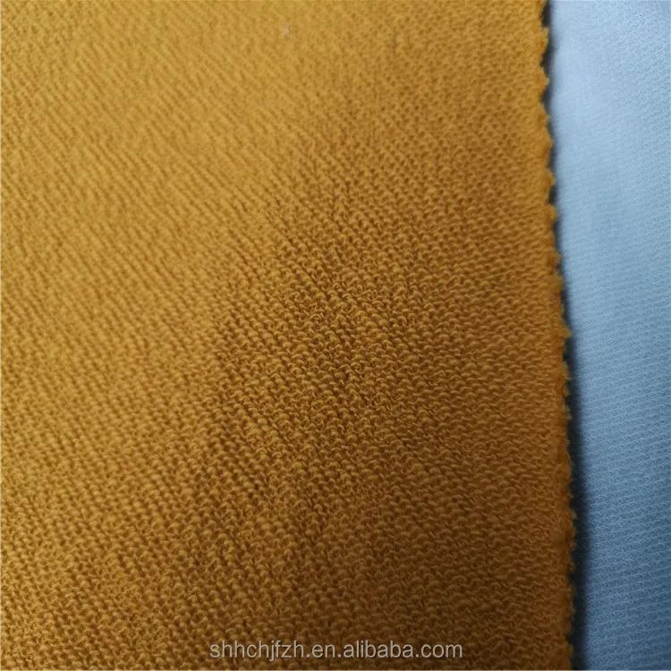 300gsm CVC French Terry Fabric - Soft, Stretchy, and Sustainable