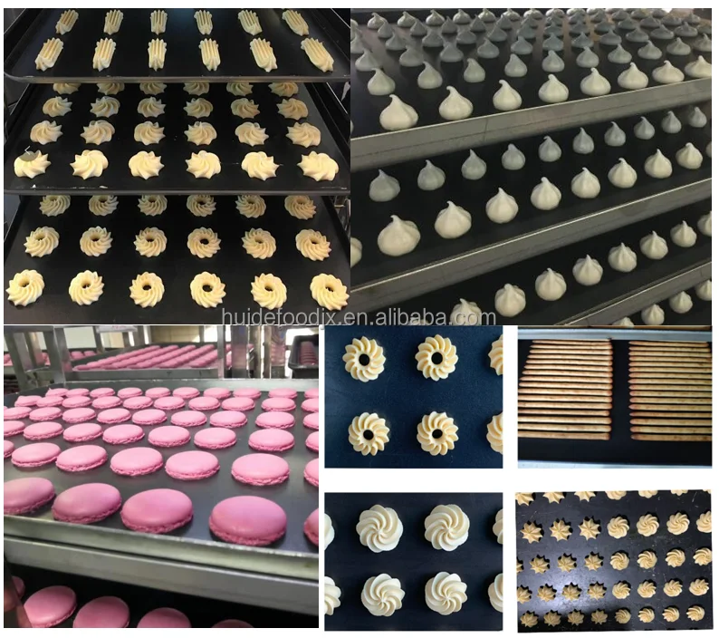 High Productivity Industrial Automatic Cookie Biscuit Making Machine ...