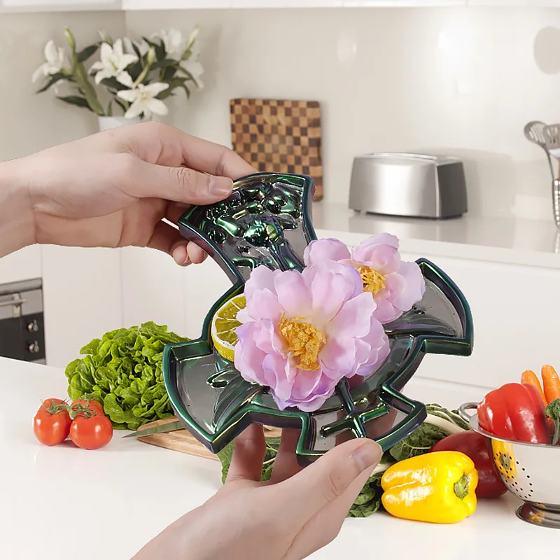 Epoxy Resin Plaster Mike Hanging Cross Storage Dish Silicone Mold - Buy ...