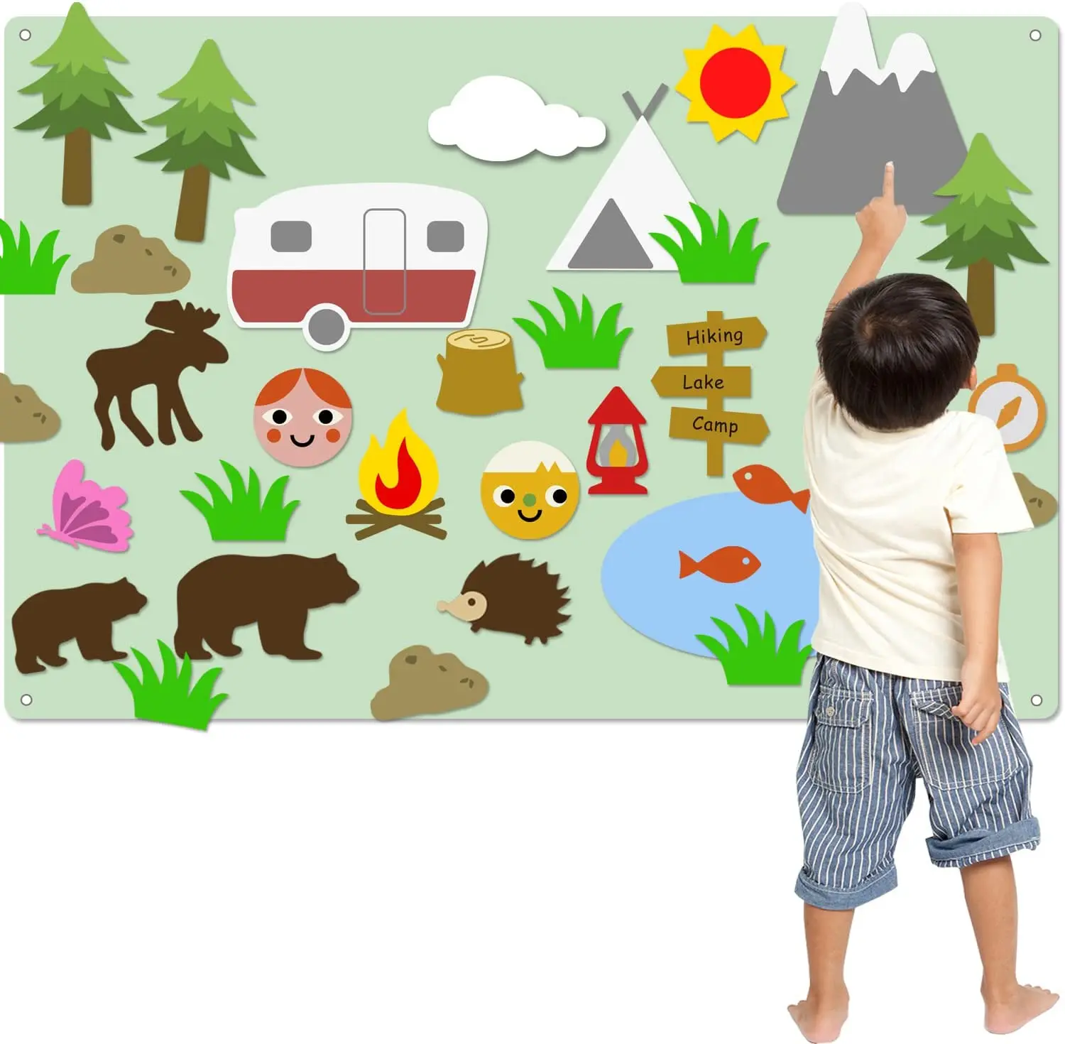 Preschool Farmhouse Themed Storytelling Flannel Barnyard Domestic Early ...