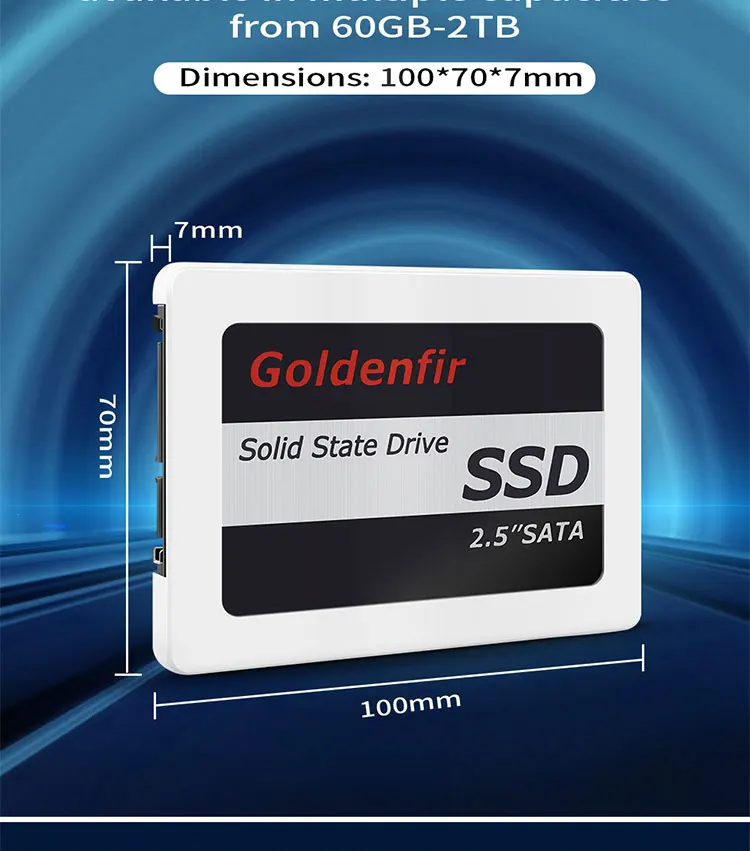 Goldenfir Solid State Hard Drive Ssd 120gb 128gb 240gb 256gb 480gb 1tb 2.5inch Sata3 Hdd - Buy ...