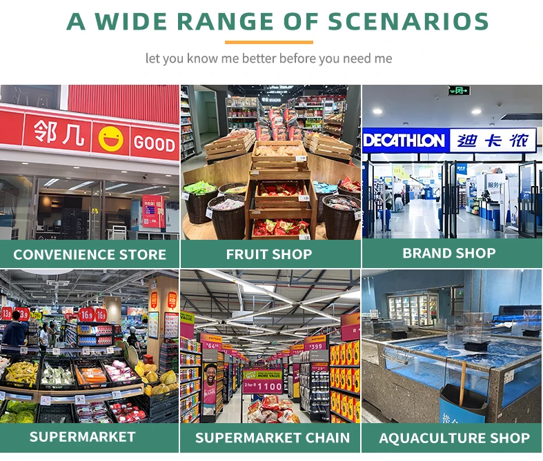 Clear Acrylic Shelf Dividers - Perfect for Supermarket Display