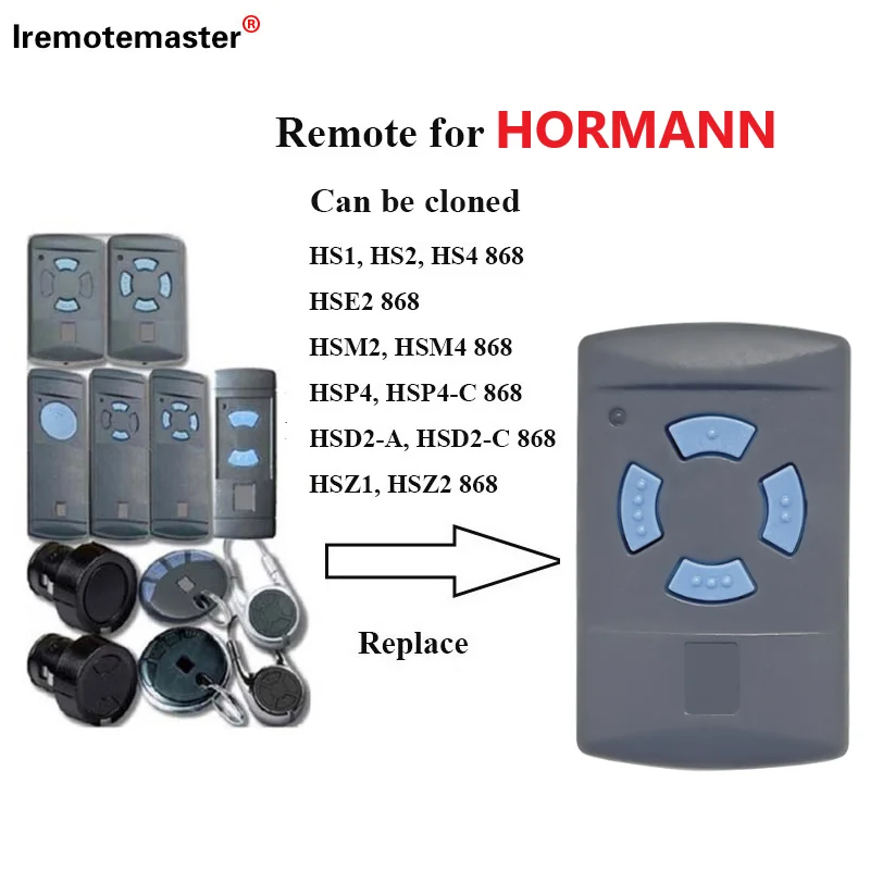 For Hormann 868MHz Remote Control HORMANN HSE4 Gate Opener Transmitter ...