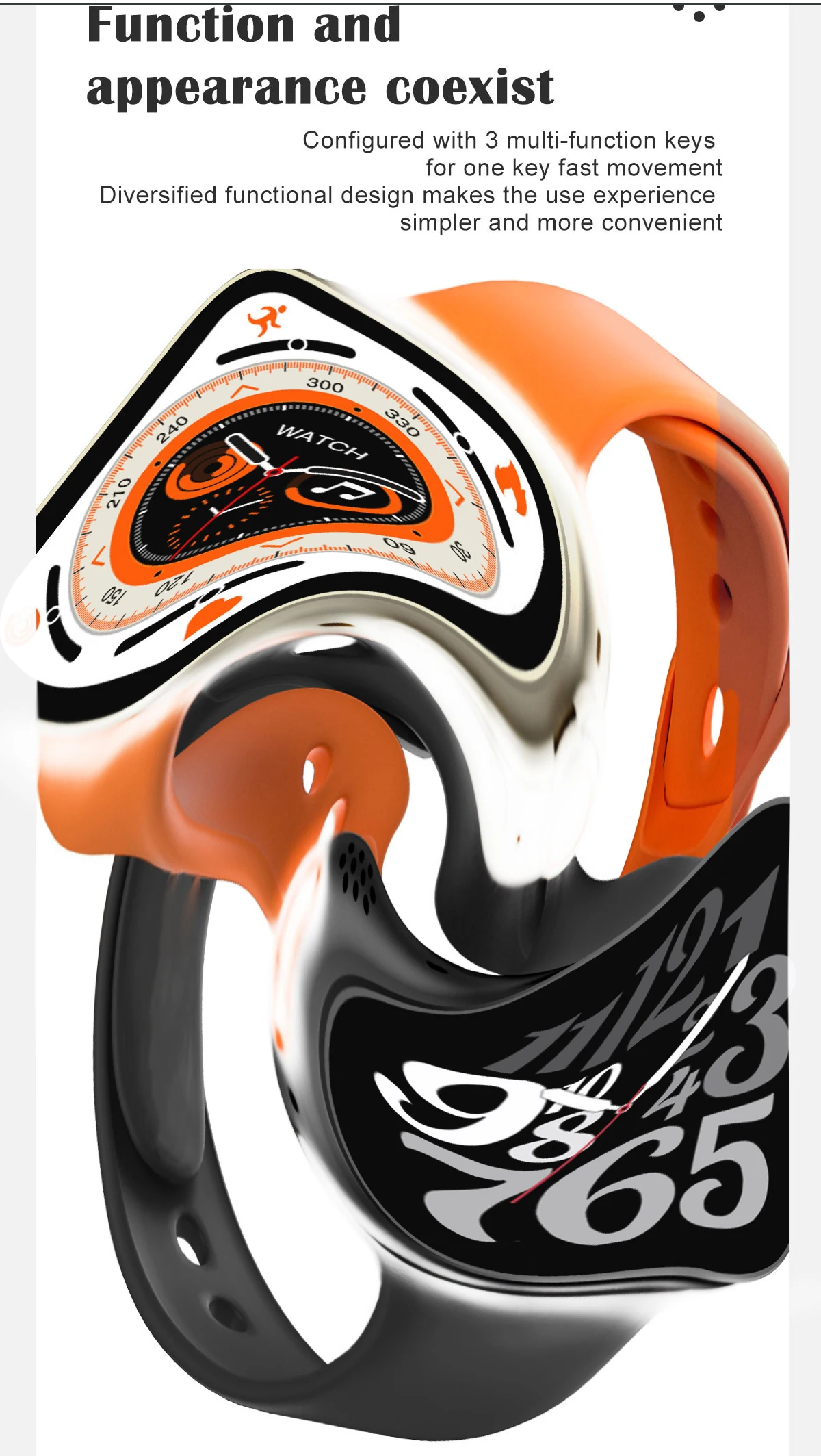 I8 Ultra Smartwatch Big 2.0 Screen Infinite Display Tws Smart Watch ...