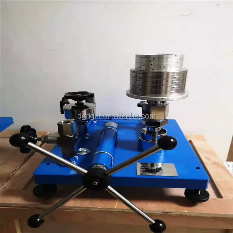 0-250mpa Deadweight Tester Calibration Piston Dead Weight Tester ...
