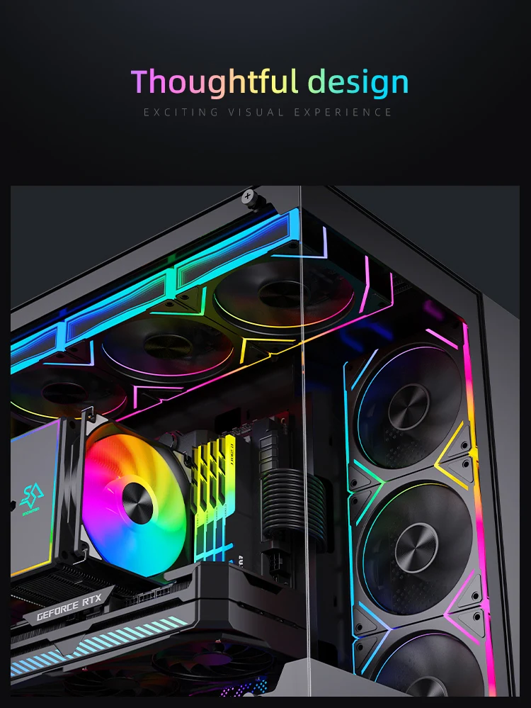 Snowman New Style Argb Air Fan 120mm Factory Price Computer Case Fan ...