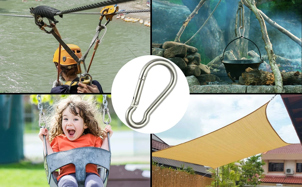 High Quality 7mm Stainless Steel Din5299c Snap Hook 304 316 Stainless ...