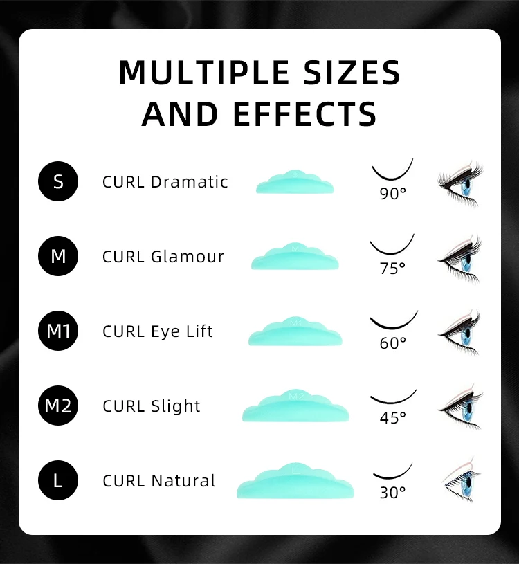 Private Label Lash Lift Shield Rod Eyelash Lift Shields Extreme Lifting ...