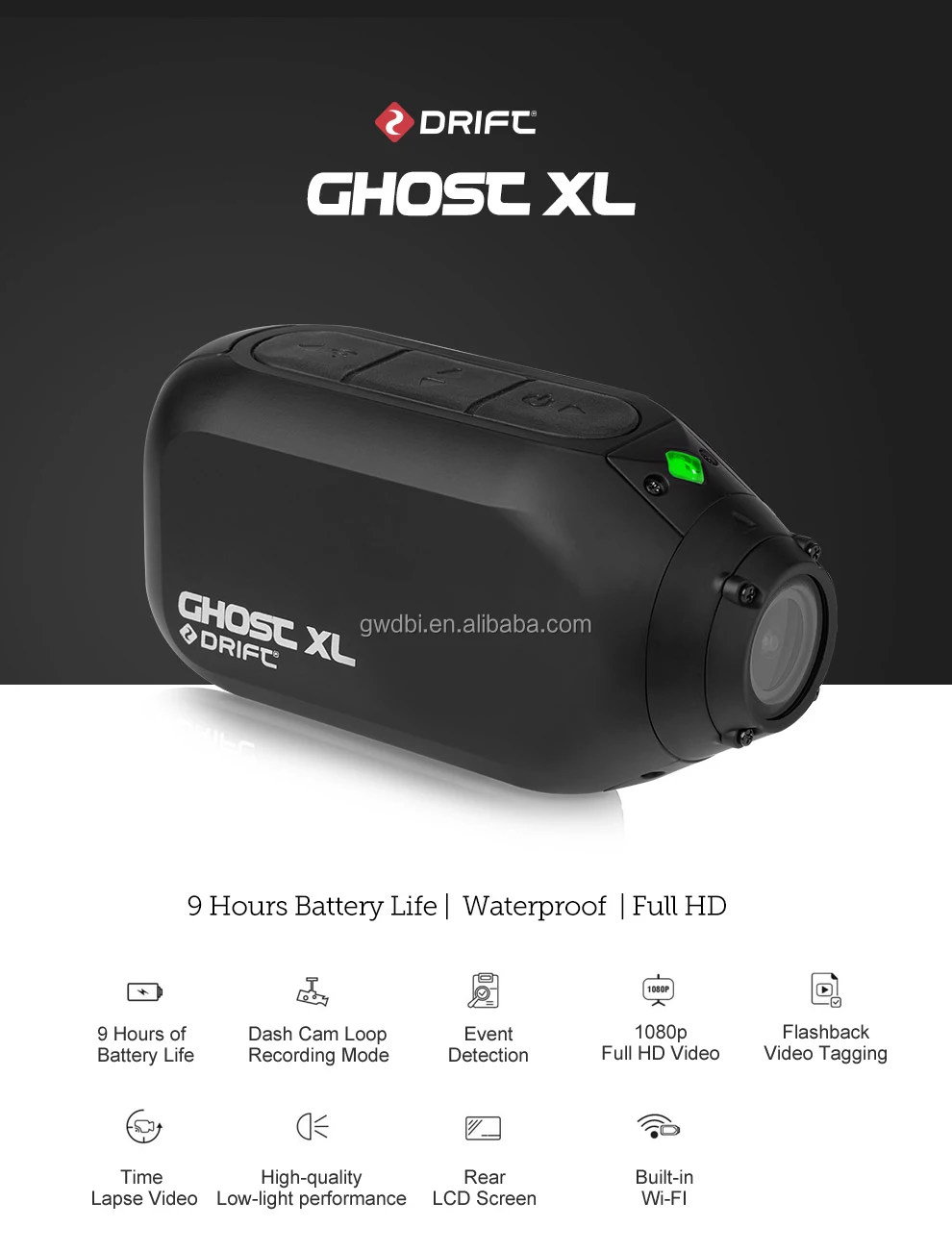 Best Sports Field Mini Motorcycle Dash Cam - Full HD 1080P