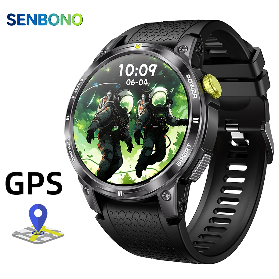 SENBONO NX18PRO AMOLED Smartwatch GPS outdoor sports watch BT Call ... SENBONO NX18PRO AMOLED Smartwatch GPS outdoor sports watch BT Call ...